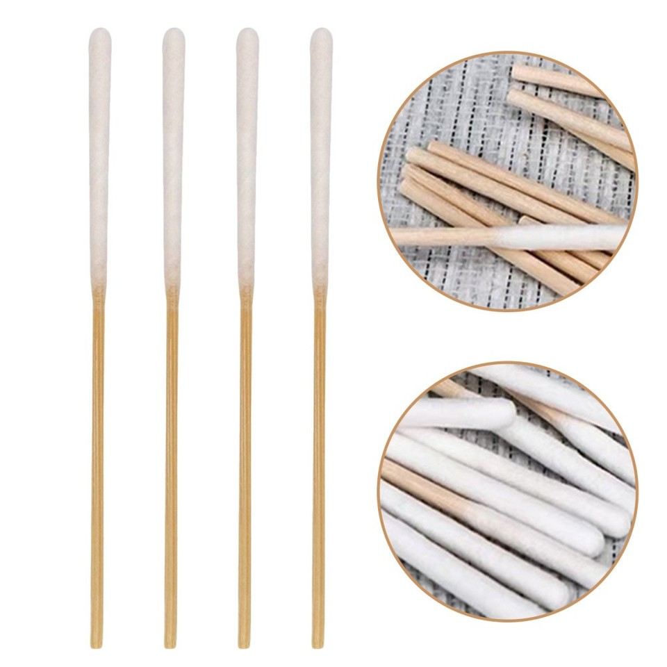 360 Pcs Cotton Swabs Bamboo Applicator Sticks for Applying Make-up ...