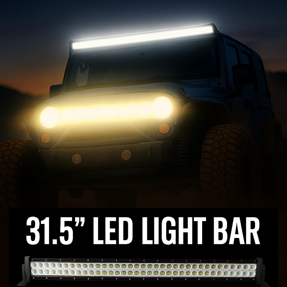 Bully - 31.5" Off-Road Dual Row Led Light Bar - 180 W 5,500 lm IP68 ...