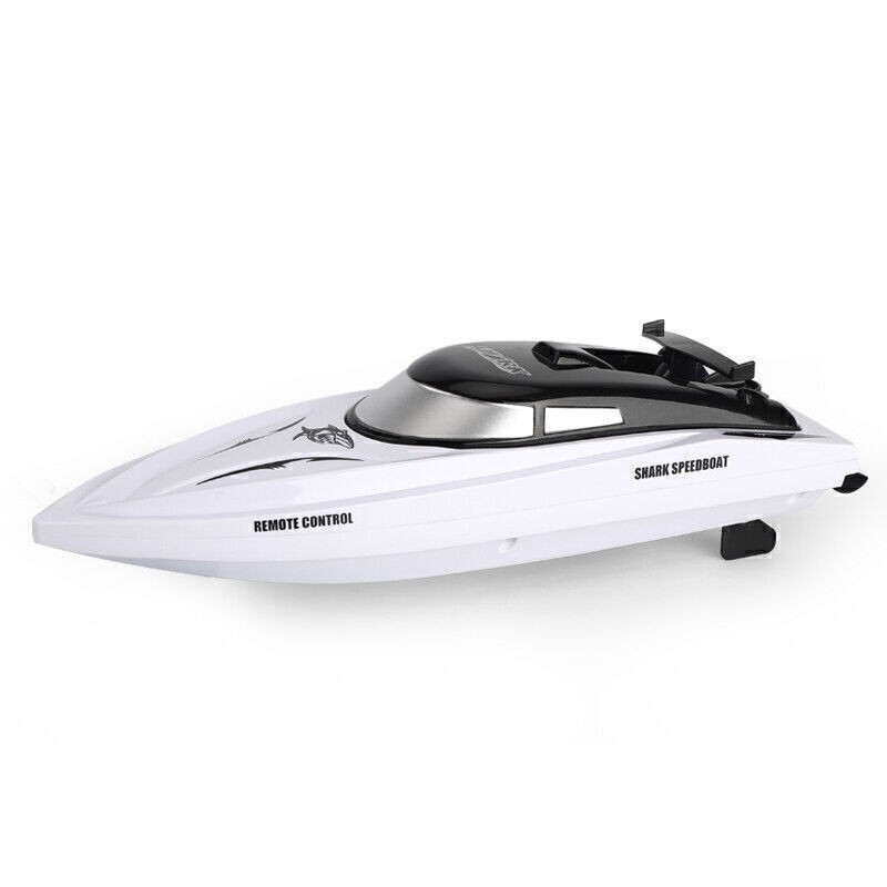 2.4Ghz Remote Control Electric Racing Boat RC Shark Water Toy for Pools ...