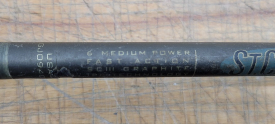 ST Croix 6FT SCIII Graphite Medium Power Spinning Rod Avid AVS60MF ...