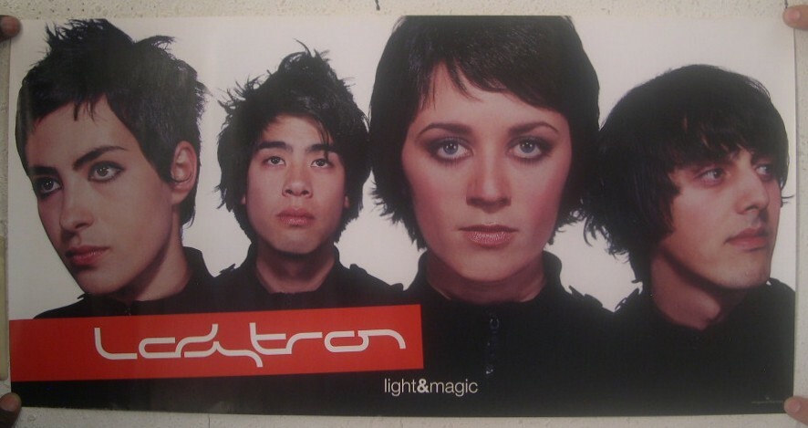 LadyTron Lady Tron Poster Promo Light & Magic Band Members | eBay