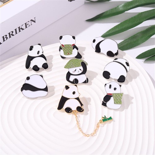Gift Cute Cartoon Jewelry Badge Creative Panda Brooch Lapel Pin | eBay