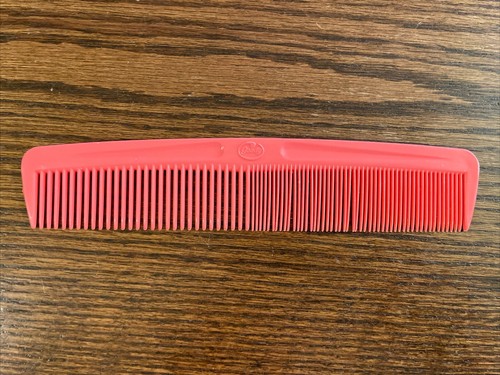 Vintage Goody USA Hair Comb 7.5”Coral Pink Wide Tight Teeth Teaser ...