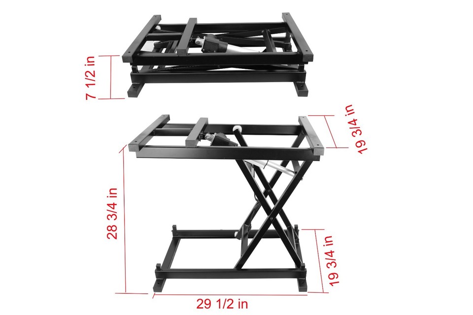 30'' Electric Wireless Remote Control Dining Table Coffee Table lift ...