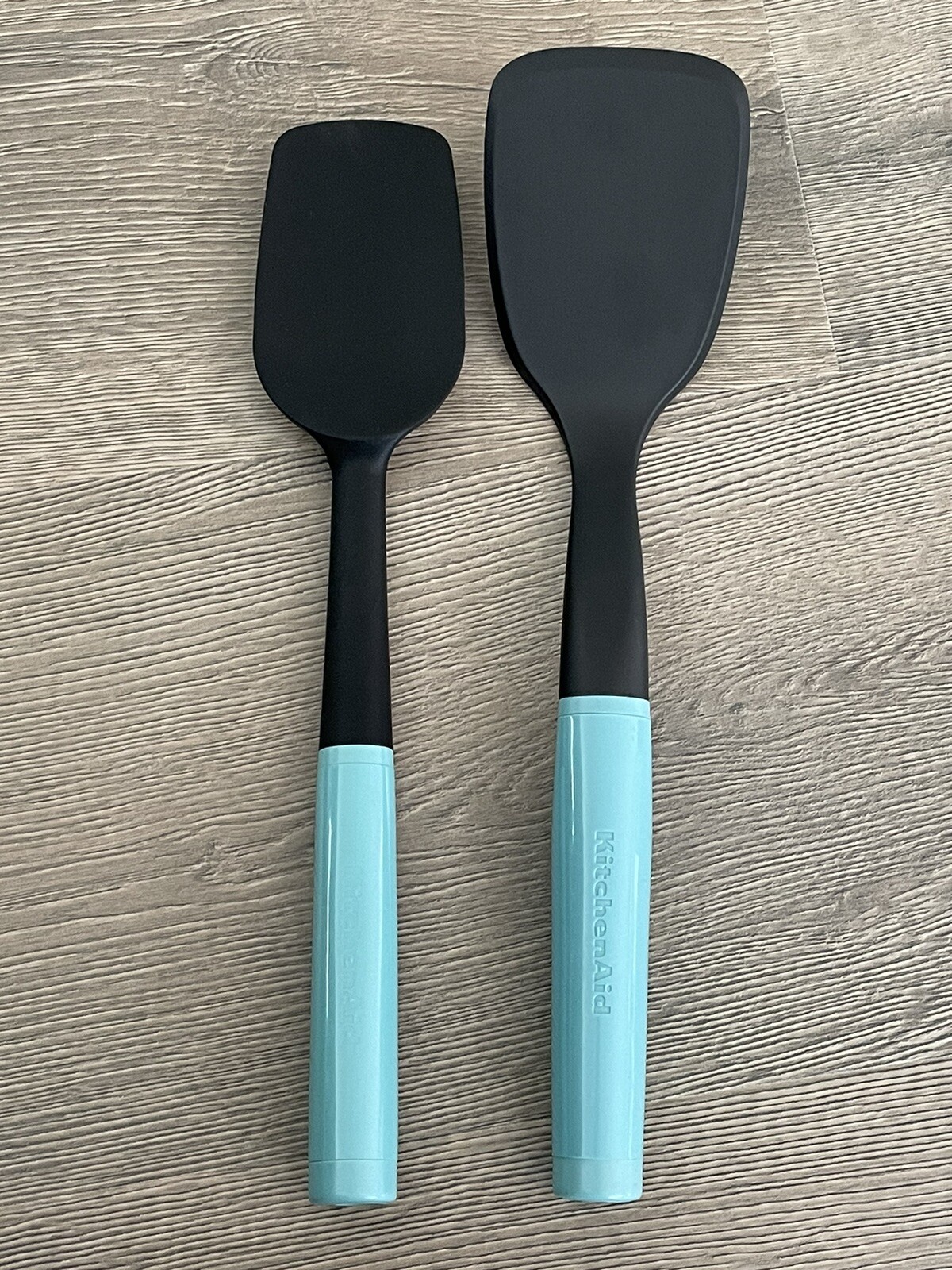 KitchenAid Cooking Utensil Set in Aqua Blue (2-Piece Set: Turner ...