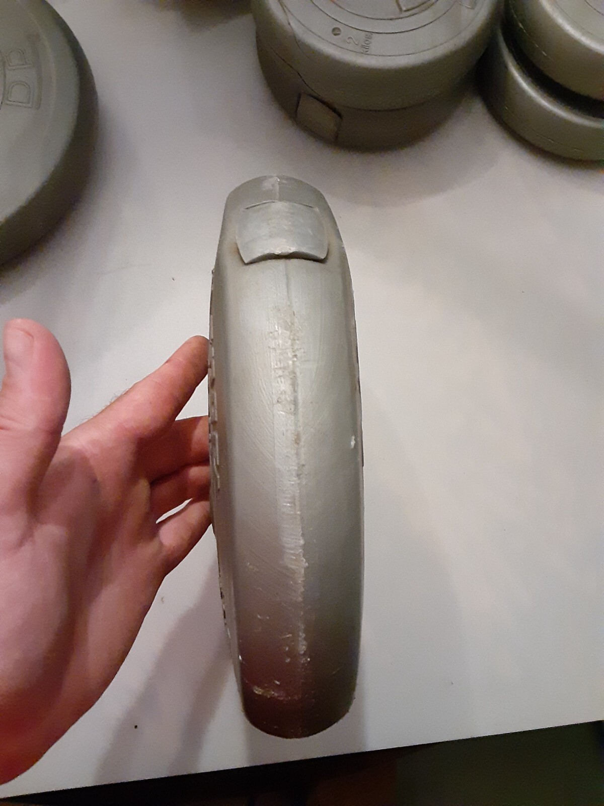 Challenger Orbatron weights: 14.3 lb, 4.4 lb, for 1" bar, plastic ...