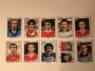 PANINI MEXICO 86 WORLD CUP 1986 STICKERS X 10 LOT VINTAGE RARE | eBay