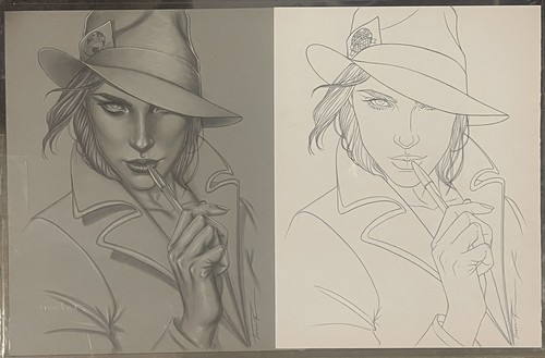 LOIS LANE #1 JENNY FRISON ORIGINAL COMIC BOOK COVER ART DC COMICS 2019 ...