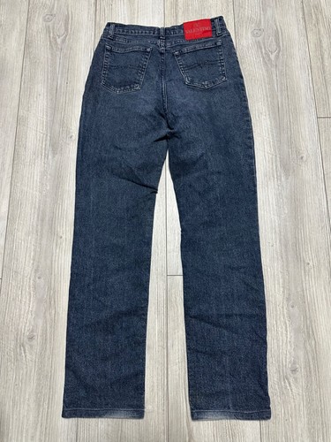 Valentino Vtg Jeans High Rise Straight Leg Y2K Retro 90s Designer Logo ...