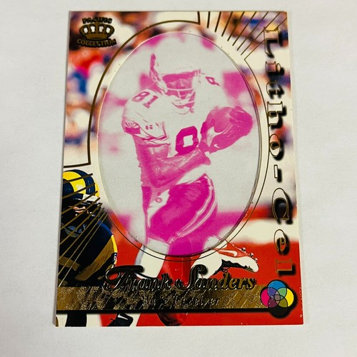 1996 Pacific Collection Football Litho-Cel #4 Frank Sanders Gold | eBay