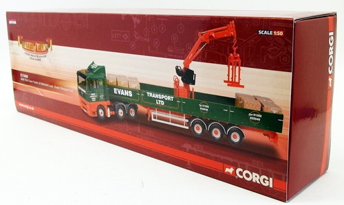Corgi 1/50 Scale CC13426 - MAN TGA Crane Trailer & Palletised Load ...