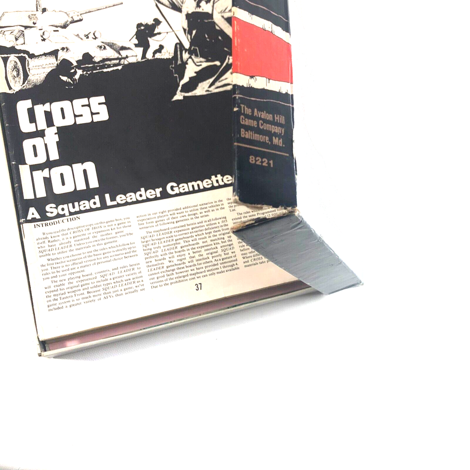 Board Game Expansion, Cross of Iron Squad Leader, Avalon Hill, 1981 | eBay