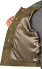 Men's Olive Green Real Suede Leather Jacket Western Trucker Moto Biker ...