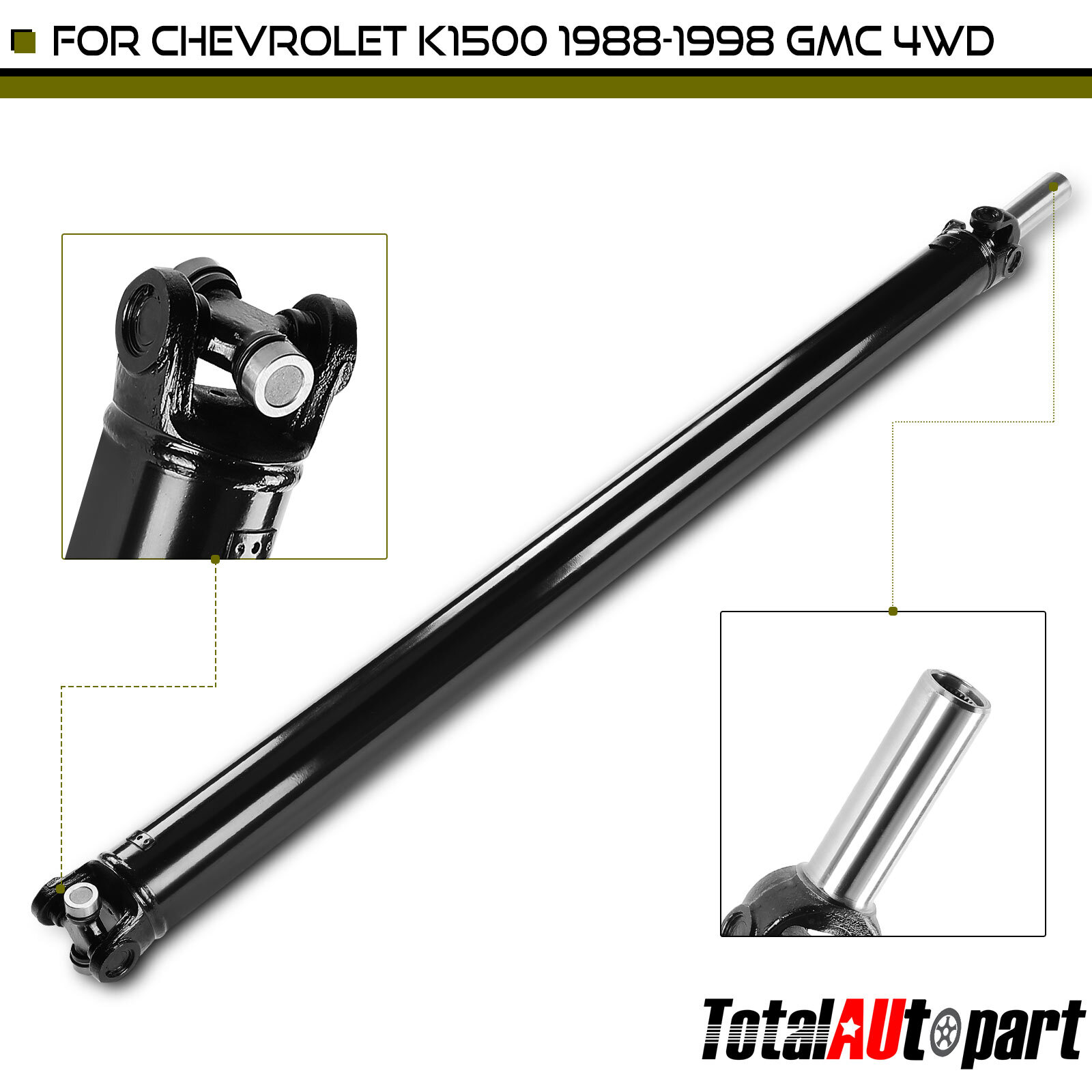 Drive Shaft Assembly for Chevrolet K1500 1988-1998 GMC K1500 4WD 62.8 ...