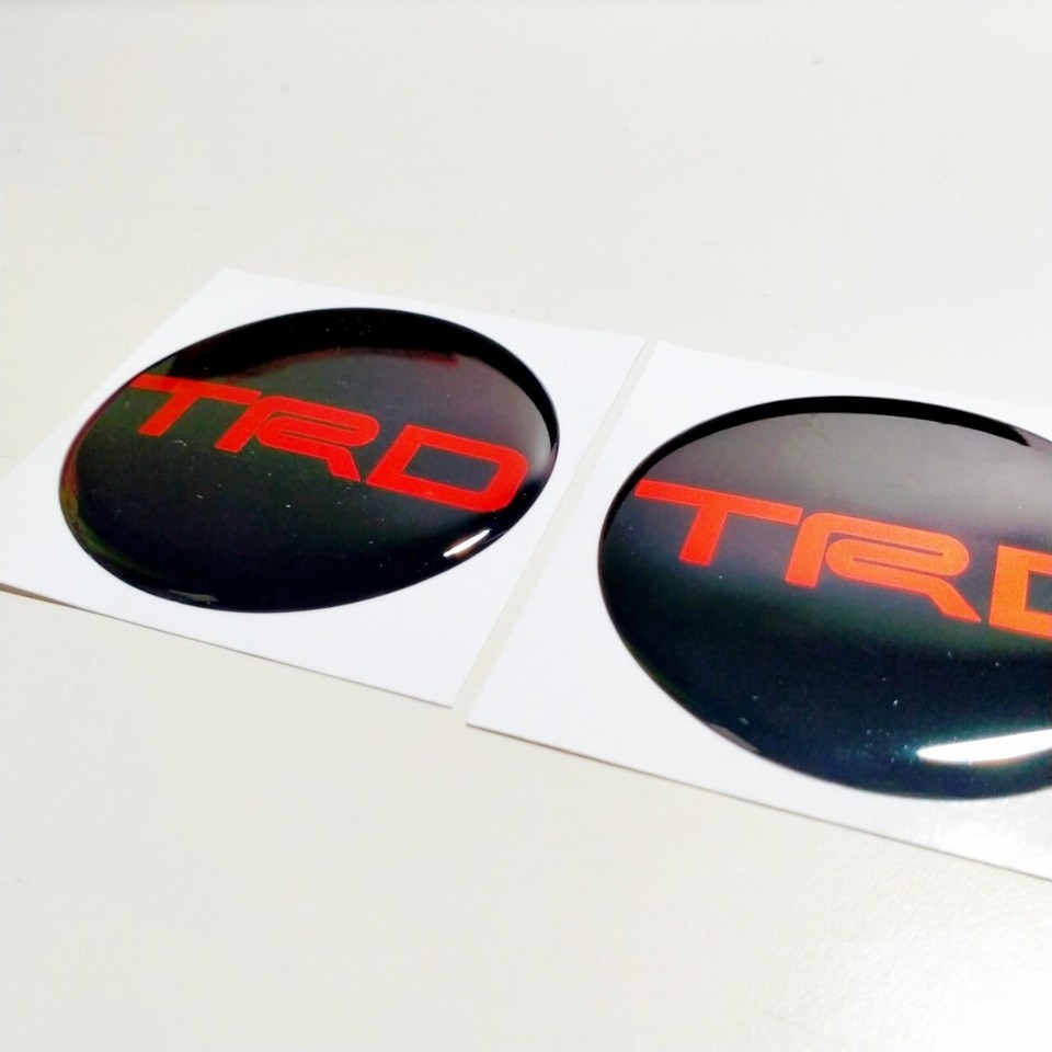 W3 80mm X 4pcs Stickers Resin Reflect Logo Decals Emblem Wheels Center ...