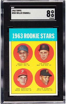 Willie Stargell 1963 Topps Rookie Stars #553 Pirates HOF Rookie Card ...