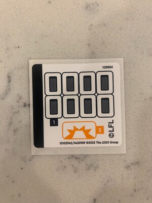 LEGO STICKER SHEET for 75350 Clone Commander Cody Helmet, New & Genuine ...