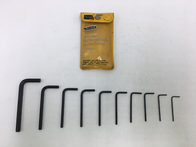 Vintage CRAFTSMAN - Hollow Set Screw Key Assortment 11- Piece w/ Pouch ...