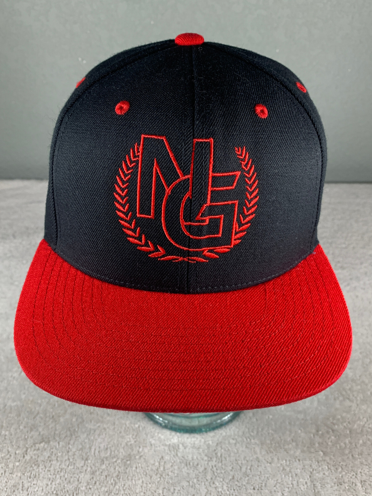 Novik Gloves Black Red Snapback Hat Cap Motocross Gea… - Gem