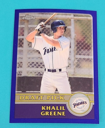 2003 Topps Chrome RC #429 Khalil Greene San Diego Padres BASEBALL Card ...