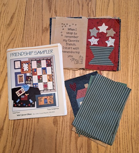 Friendship Sampler Quilt Pattern/ Blocks Susan Rand/Paula Kemperman ...