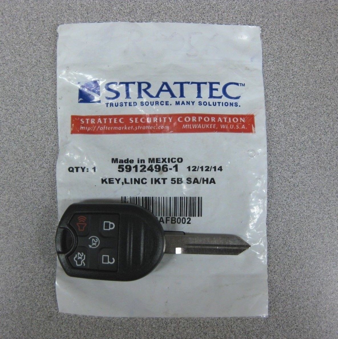 2006-2012 Genuine Lincoln Logo OEM 5 Button Remote Head Key 164-R8056 ...
