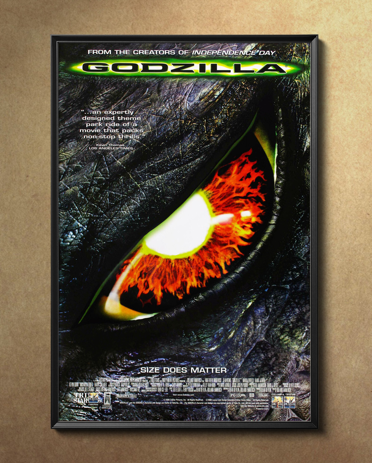 Godzilla Movie Poster 1998