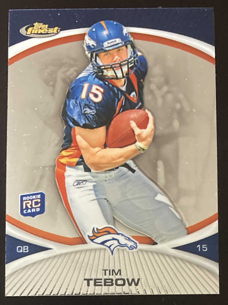 Tim Tebow 2010 Topps Finest Rookie Card #100 (4924) | eBay
