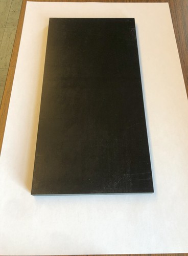 Repro Black UHMW Polyethylene Plastic Sheet 1/2" x 6" x 12", NEW | eBay