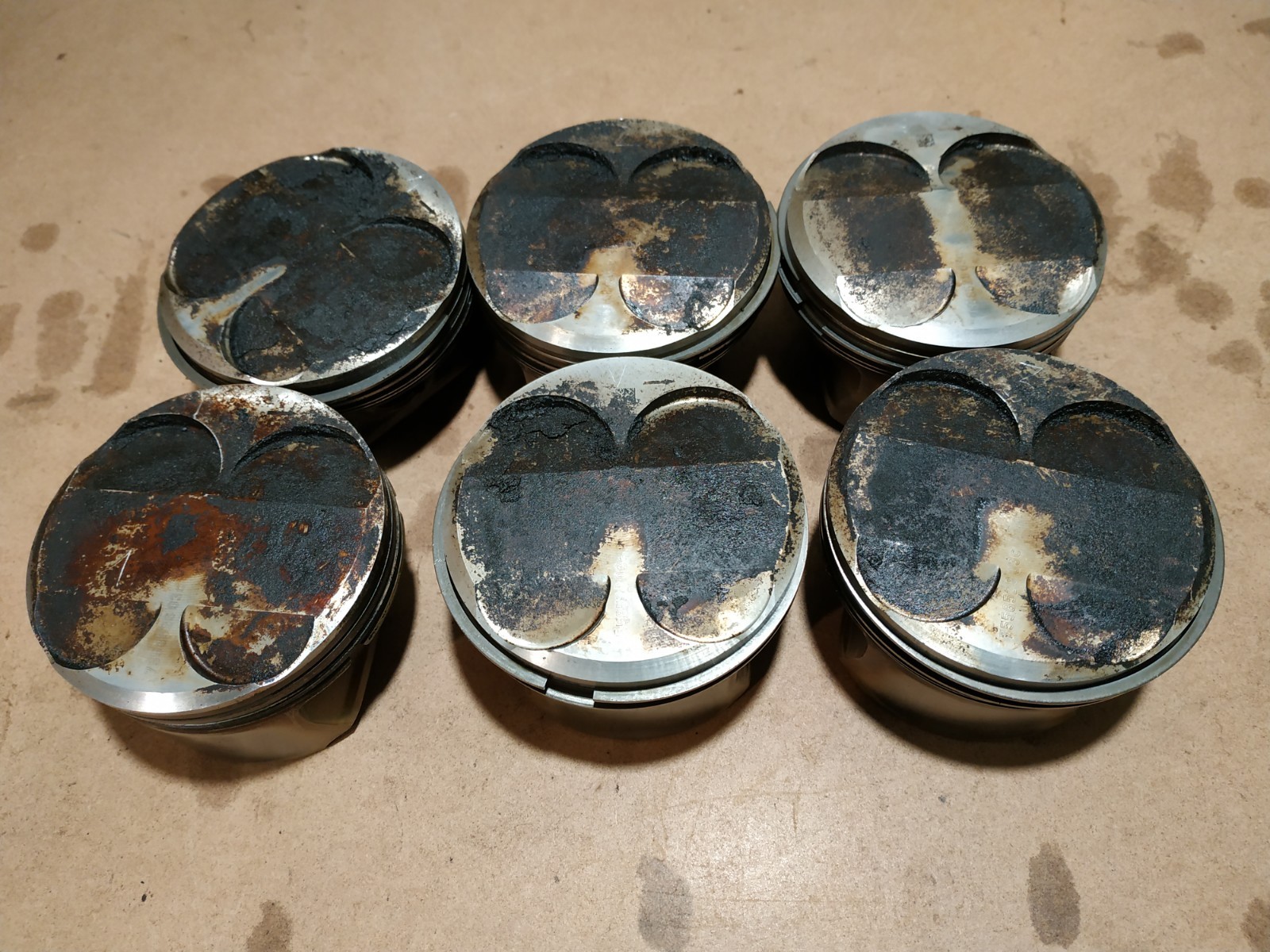 1 x ENGINE PISTON BMW E60 530i E90 330i 130i N52 3.0 N52B30 7558528 ...