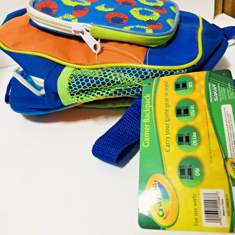 Crayola Backpack Unisex MINI Sling Small Travel Bag Loot Colors Gamer ...