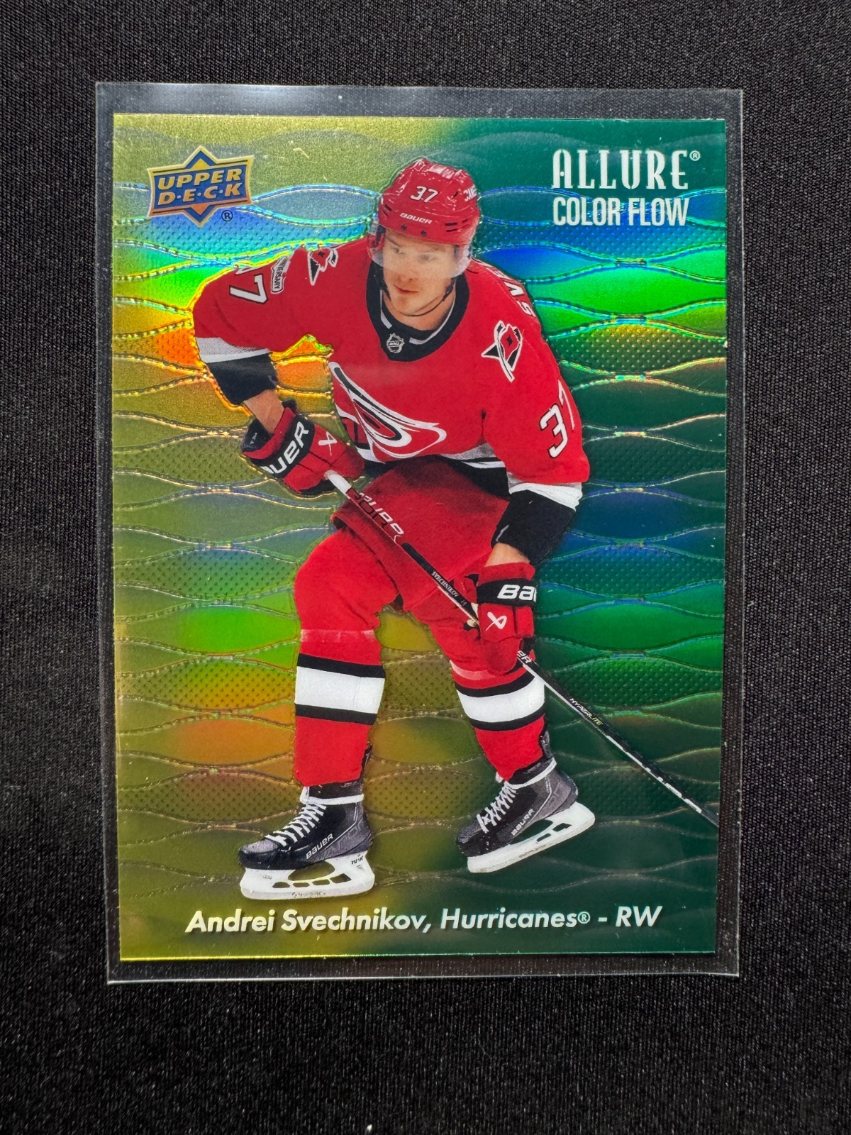 2023-24 Upper Deck Allure Color Flow Yellow Green #CF6 Andrei ...