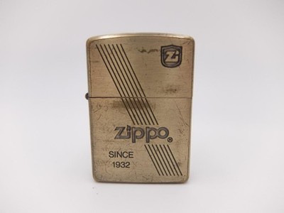 Rare rare ZIPPO vintage Zippo SOLID BRASS simple logo | eBay UK