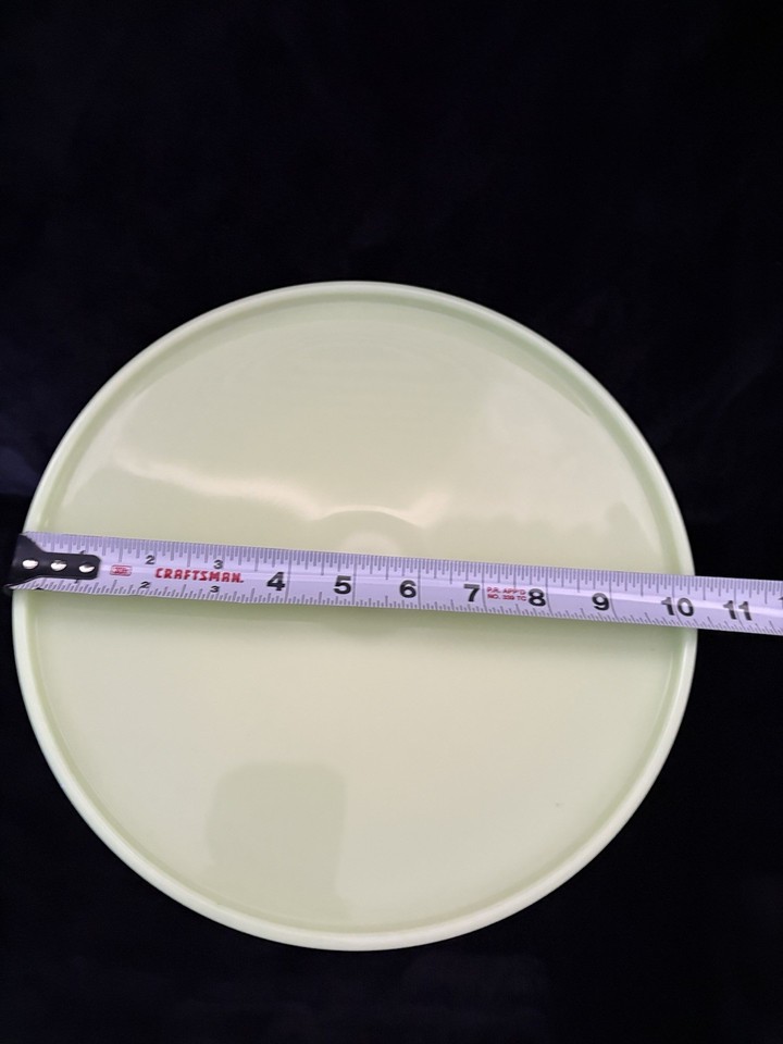 Original Vintage Mosser Glass USA Cake or Cupcake Stand Uranium Glass ...