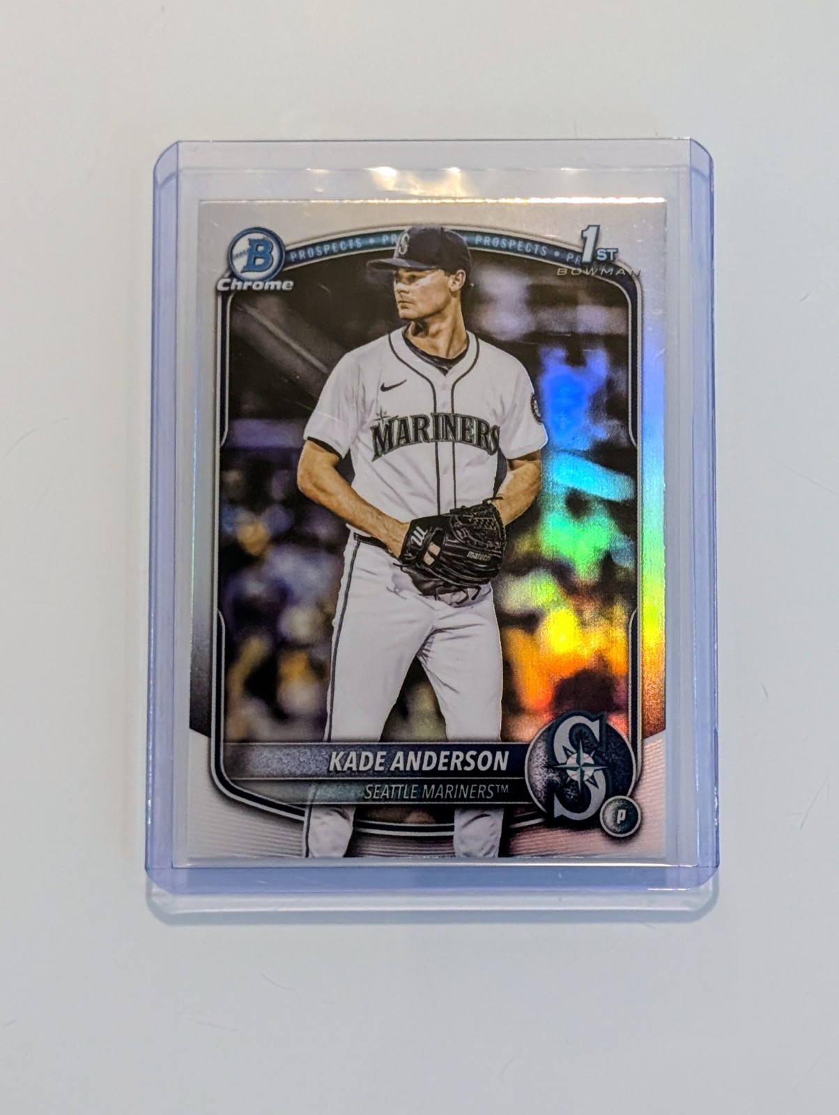 🔥2025 Bowman Draft Kade Anderson 1st Chrome Refractor Seattle Mariners ...
