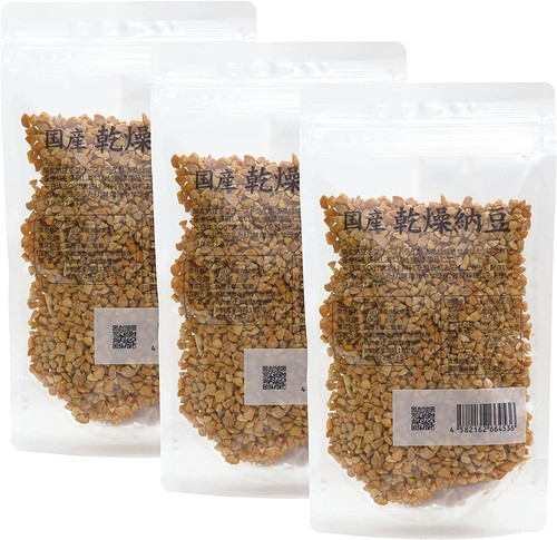 Shizen Kenkosha Freeze Dried Natto (Fermented Soy Beans) 100g x 3 Packs ...