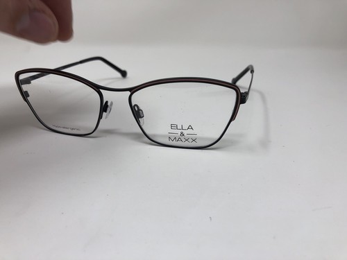 Ella & Maxx Eyeglasses Frame 701160 95 54-16-135 Black Full Rim Metal ...