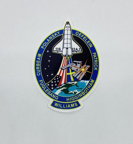 Space Mission Shuttle 116 Sticker Vinyl Decal Moon Travel Art Willims ...