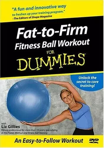 Fat to Firm Fitness Ball Workout for Dummies - DVD By Liz Gillies ...