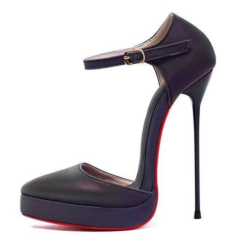 15cm Super High Stiletto Heel Ankle Strap Platform Nightclub Sexy ...