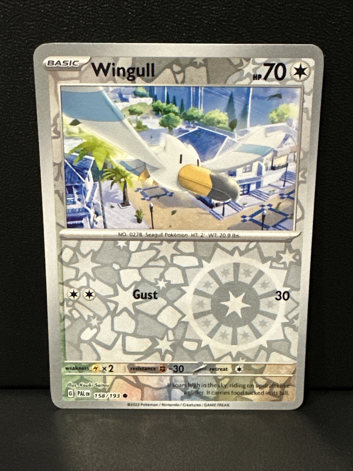 WINGULL 158/193 Reverse Holo Scarlet Paldea Evolved Pokemon TCG Card NM ...