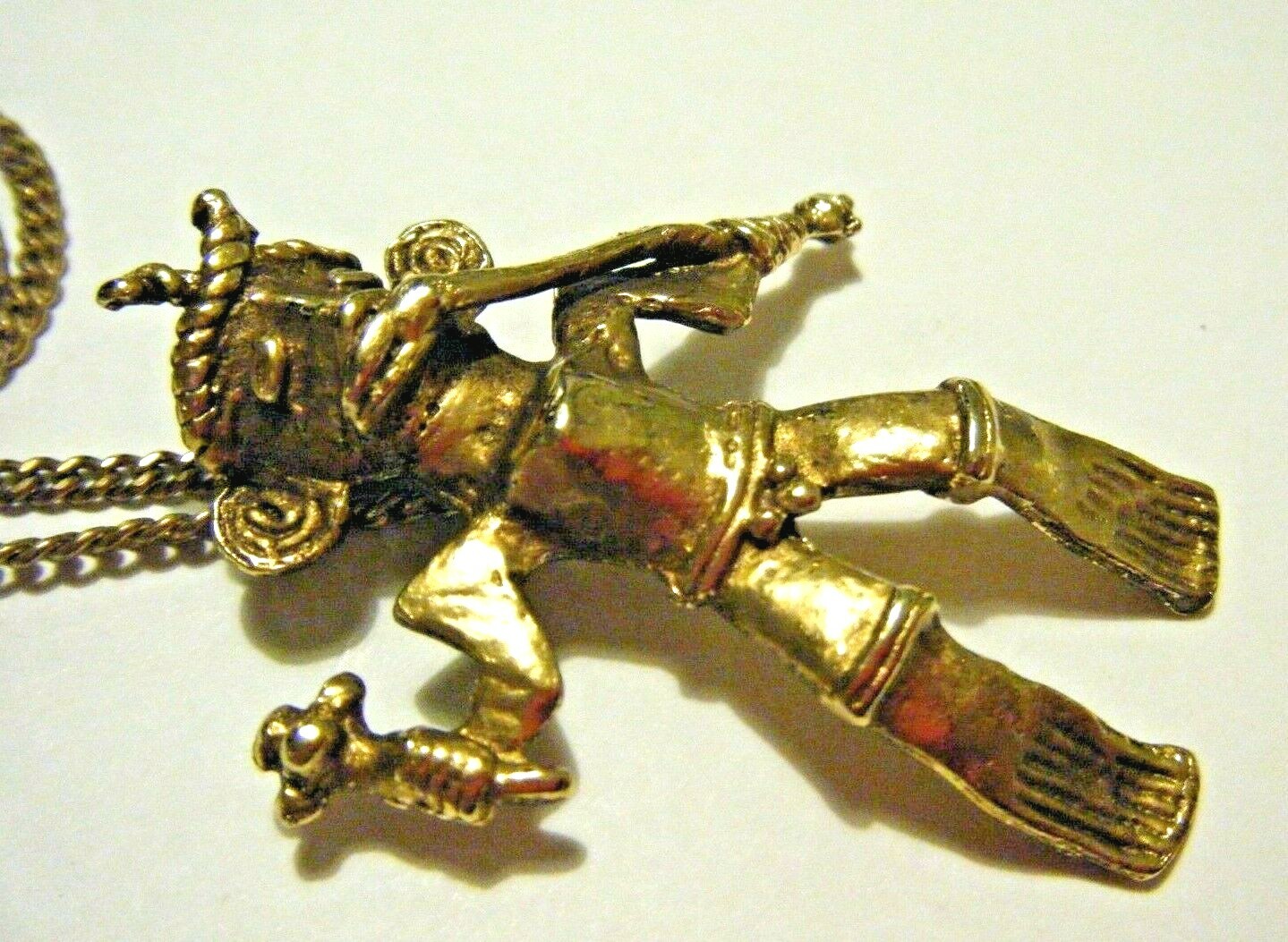 2"Vintage Alva Museum Replicas Aztec Inca Gold Plate … - Gem