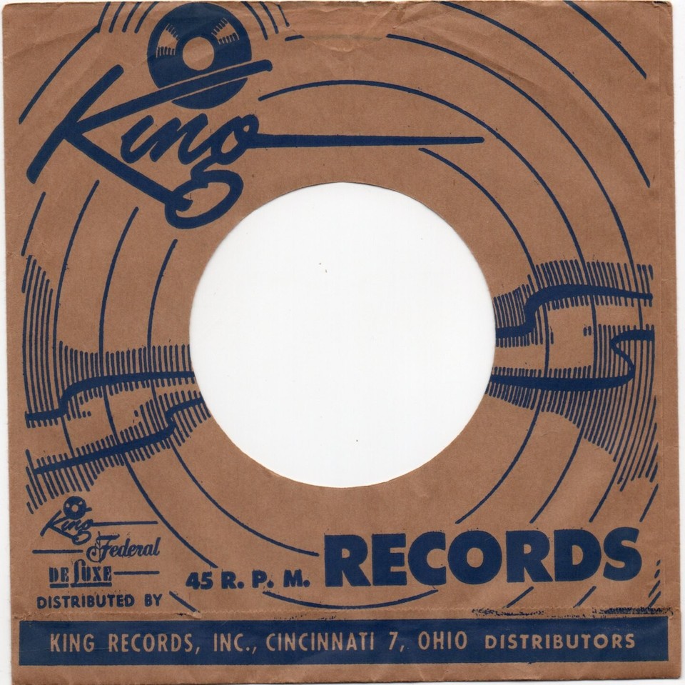 KING RECORDS EARLY STOCK 45 RPM RECORD SLEEVE | eBay