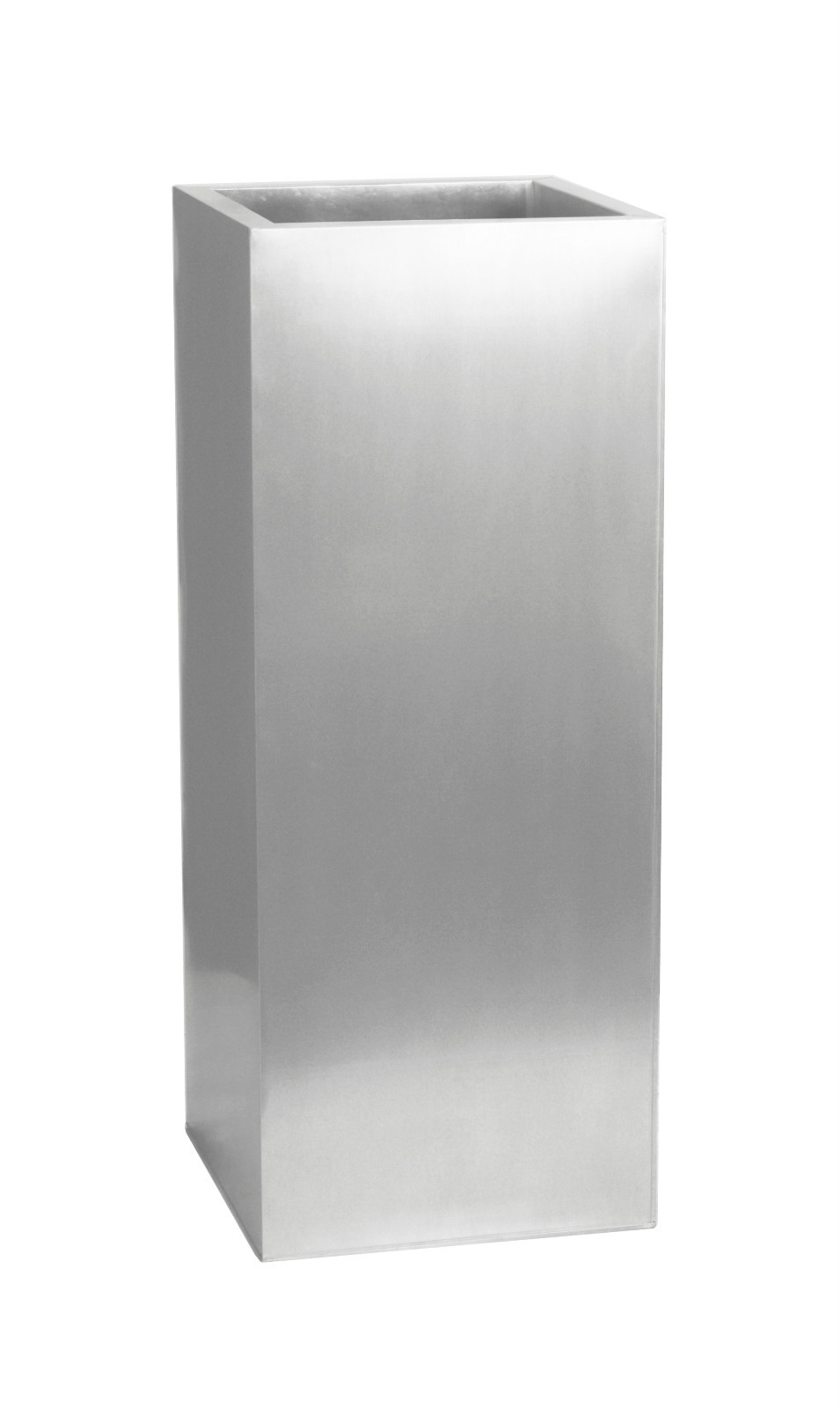 Zinc Silver Outdoor Planter Plant Pot Steel Metal Garden Indoor Inserts ...