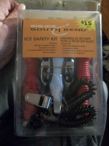 Big ice south bend Ice safety kit escape hand grips, sure grip ice ...