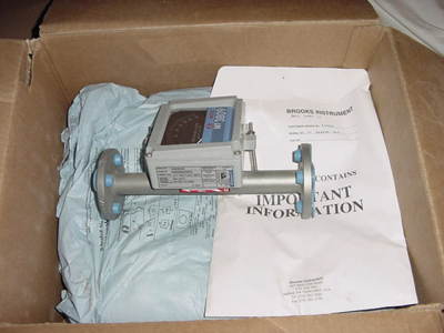 NOS BROOKS MT 3809 3809EB2BAKDABAA MT3809 Flange Mount Metal Tube Meter ...