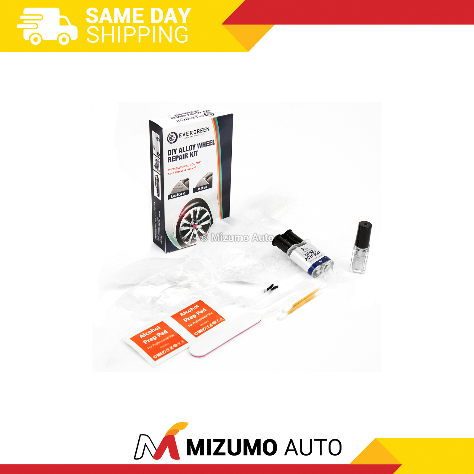 DIY Alloy Wheel Repair Kit For Rim Damage Scratches Scrapes Scuffs | eBay