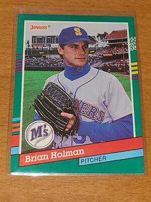 MARINERS BRIAN HOLMAN 1991 DONRUSS #539 | eBay