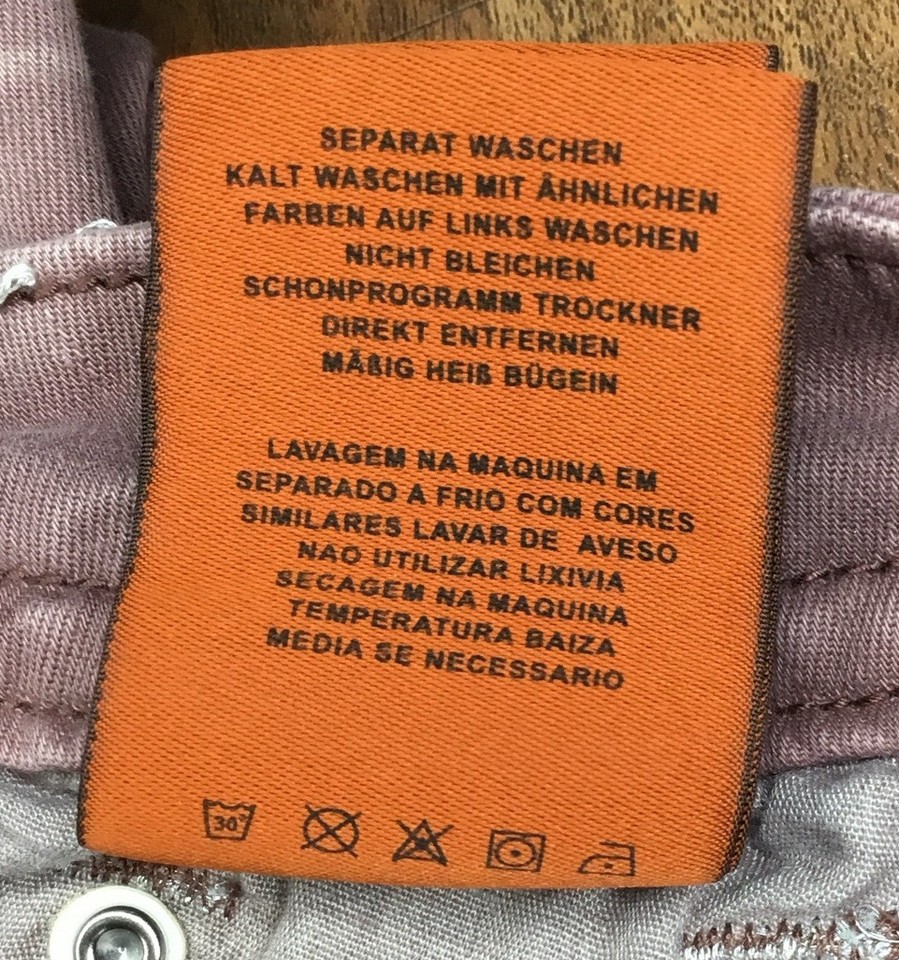 Rock Revival Margie Skinny Jeans Women's 26 Mauve Flap Pocket Burgundy ...