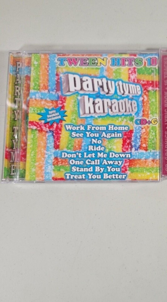 Party Tyme Karaoke CD Tween Hits 2016 CD+G Sing-Along Album Kids Music ...